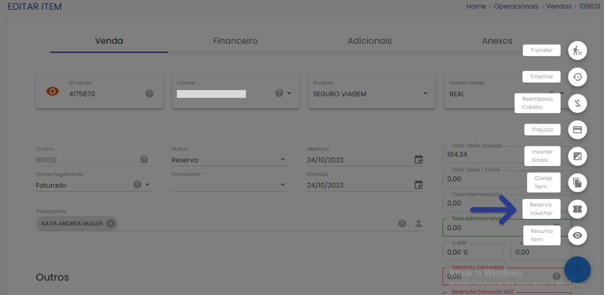 Como emitir um voucher no sistema? | Decision Systems